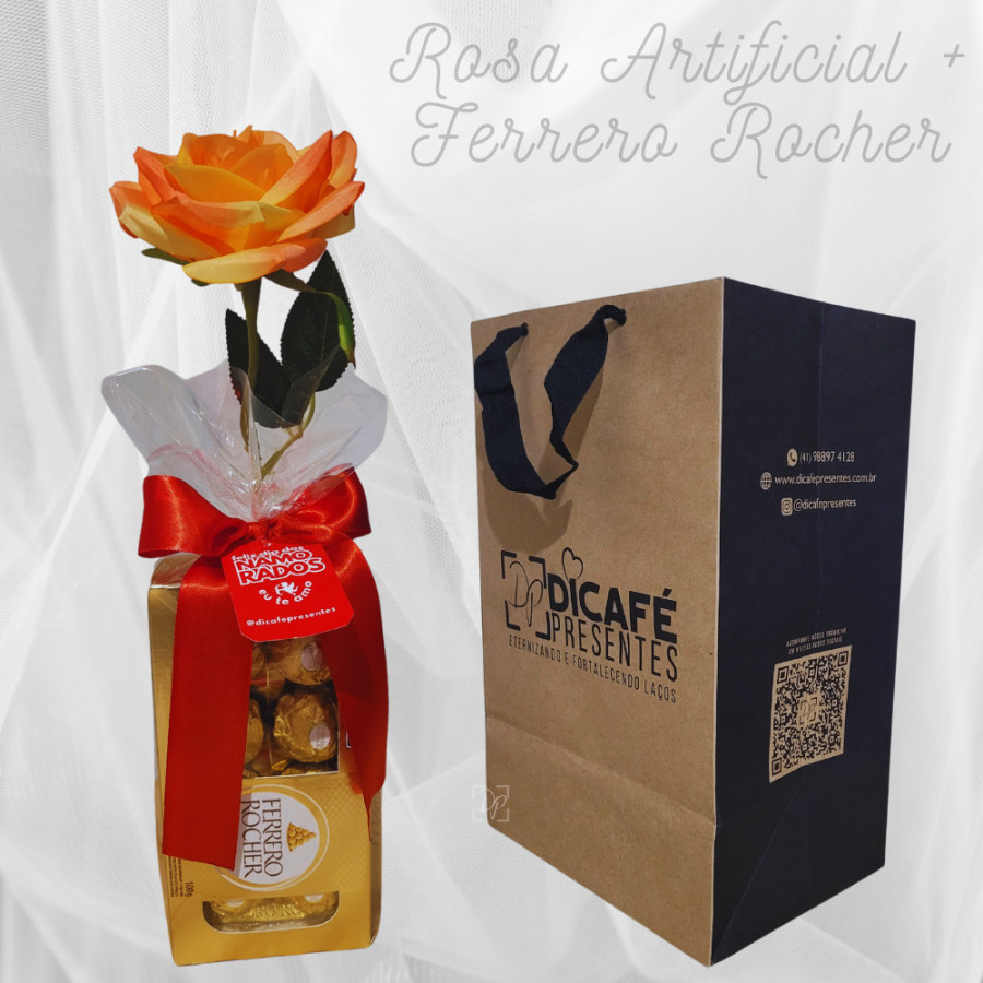 Rosa Artificial + Ferrero Rocher - Catálogo